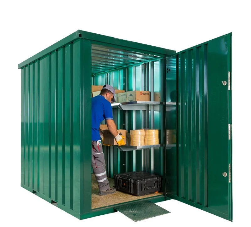 Conteneur de Rangement de Jardin 1,5 x 2,2 m – RAL 6005 - containerscie
