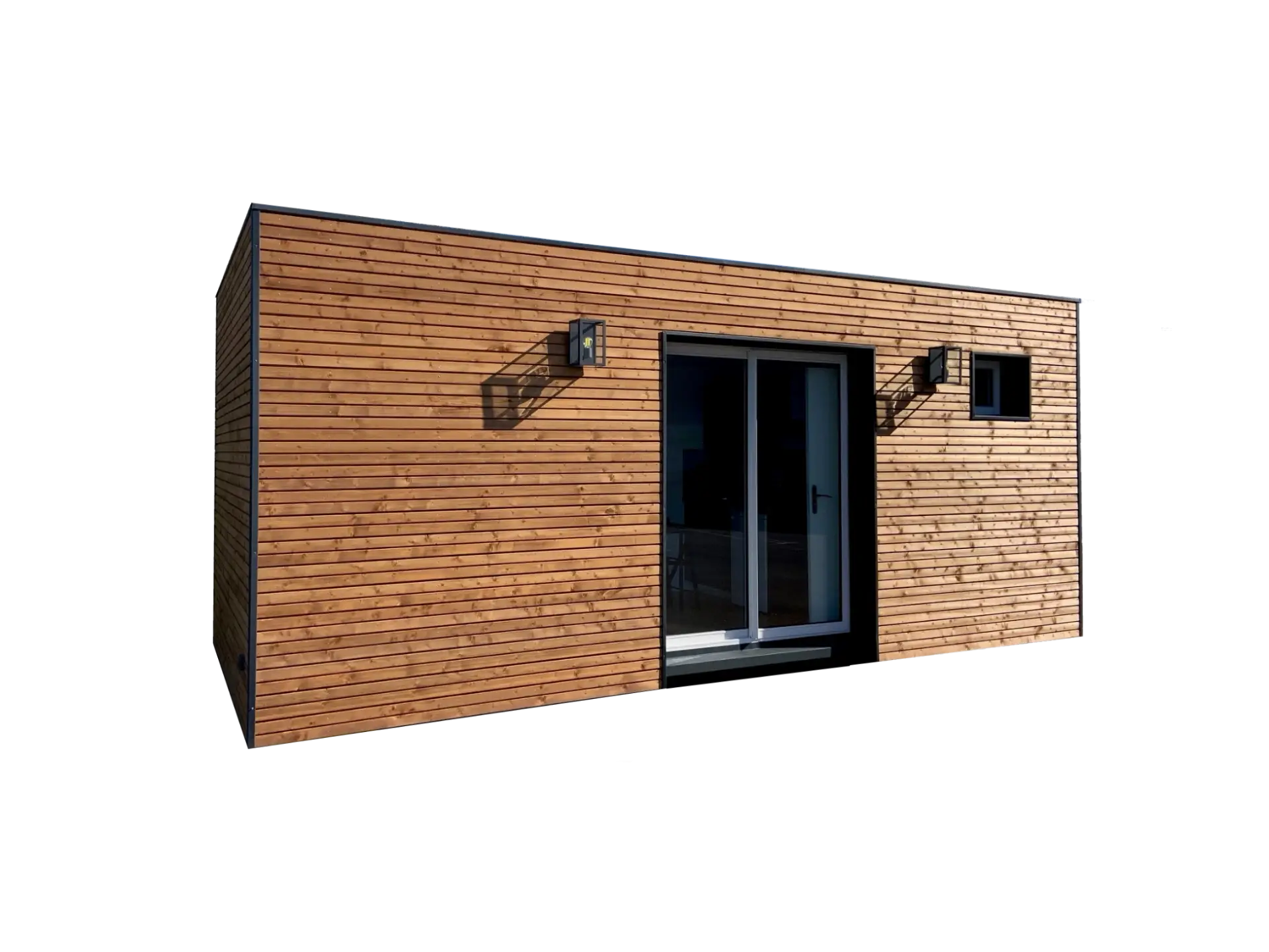 Container aménagé en studio de 20 pieds 13 m² - containerscie