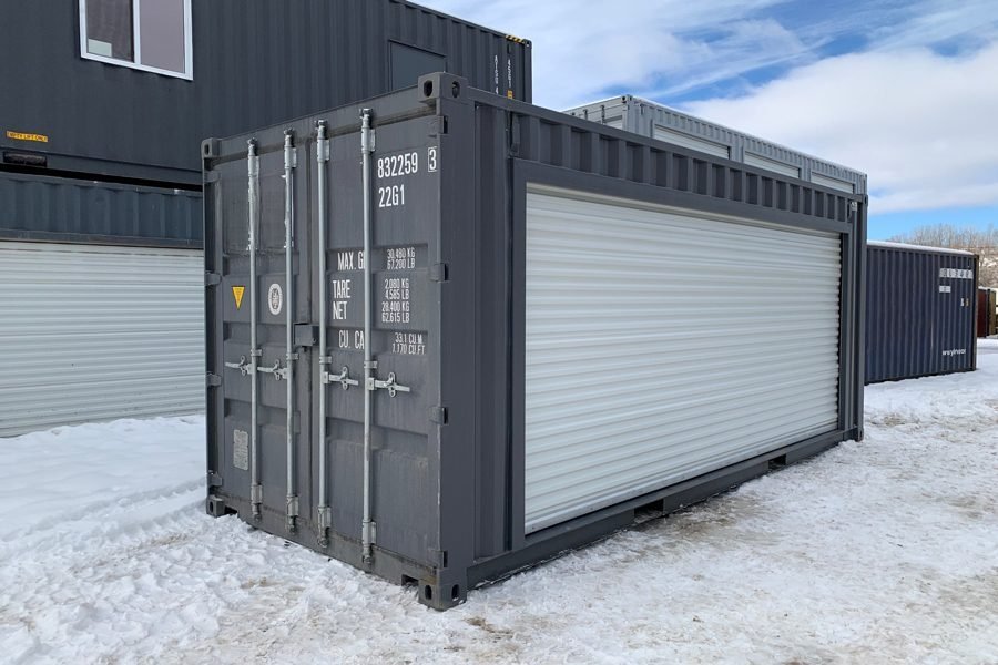 Conteneur 20 Pieds Stockage avec Rideau – Étanche et Sécurisé ...