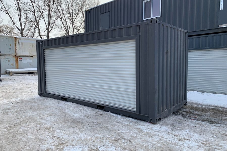 Conteneur 20 Pieds Stockage avec Rideau – Étanche et Sécurisé ...